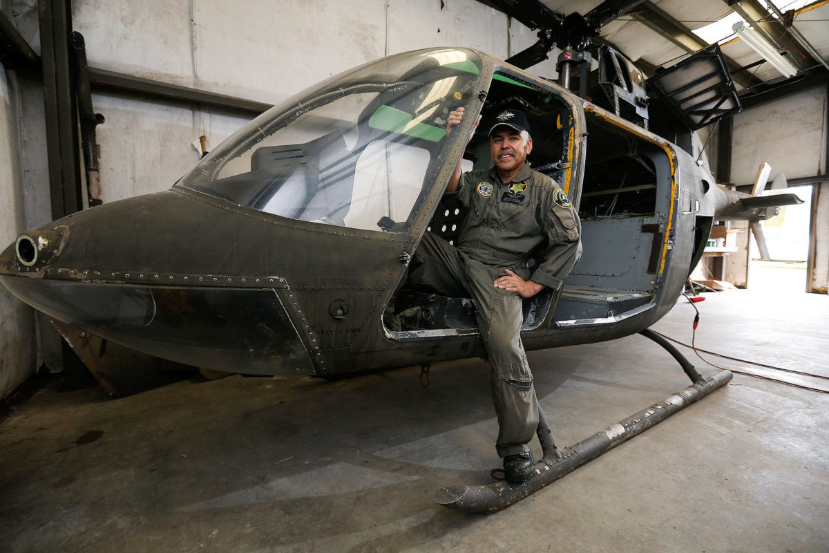 Volunteers Turning Vintage Helicopter into Kid-Friendly Float - SCVSAR